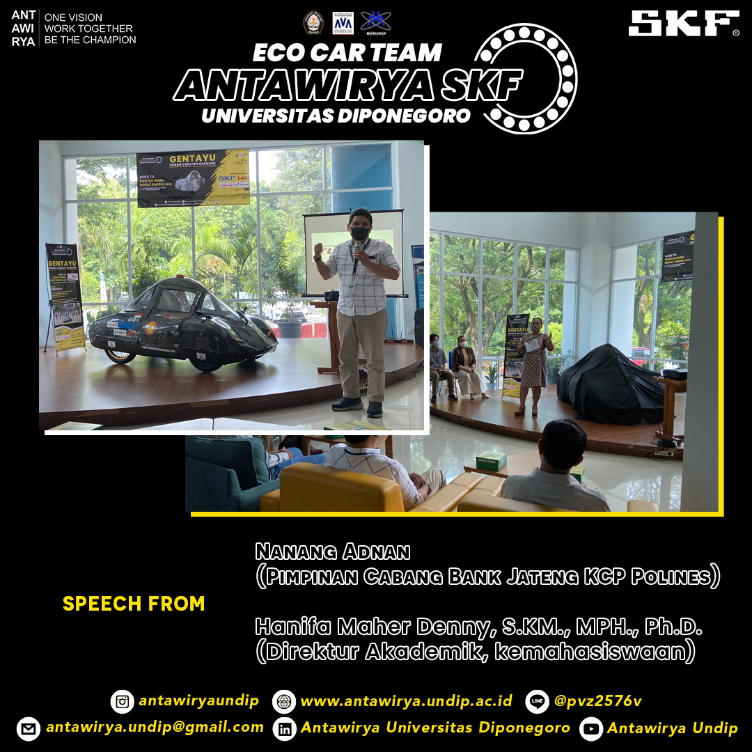 ANTAWIRYA TEAM RELEASE – Antawirya Eco Car Team Diponegoro University